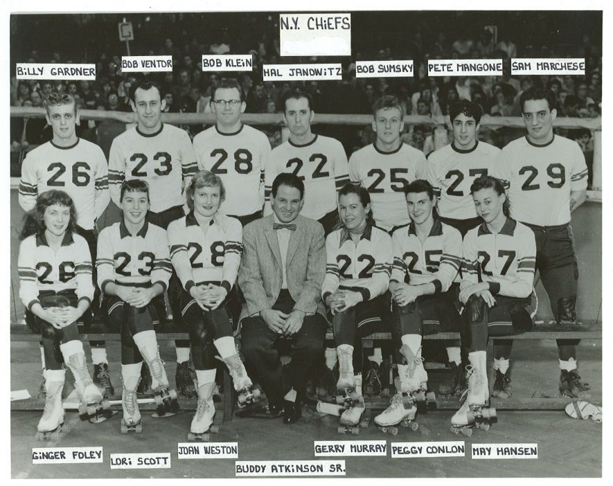 Front row: Ginger Foley, Lori Scott, Joan Weston, Buddy Atkinson Sr ...